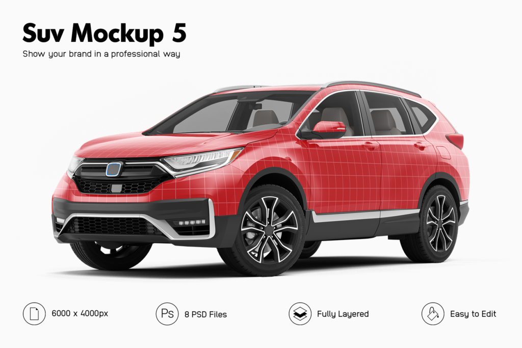Dacia Duster Suv Mockup - Mockupix