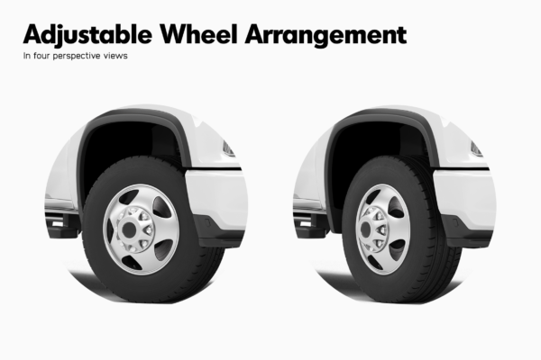 Chevrolet Silverado Pickup Mockup with Service Body - Mockupix