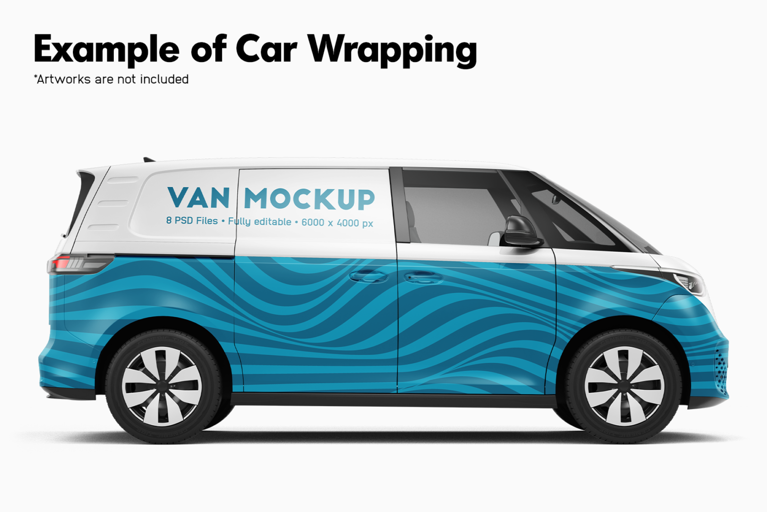 Volkswagen ID Buzz Electric Van Mockup - Mockupix