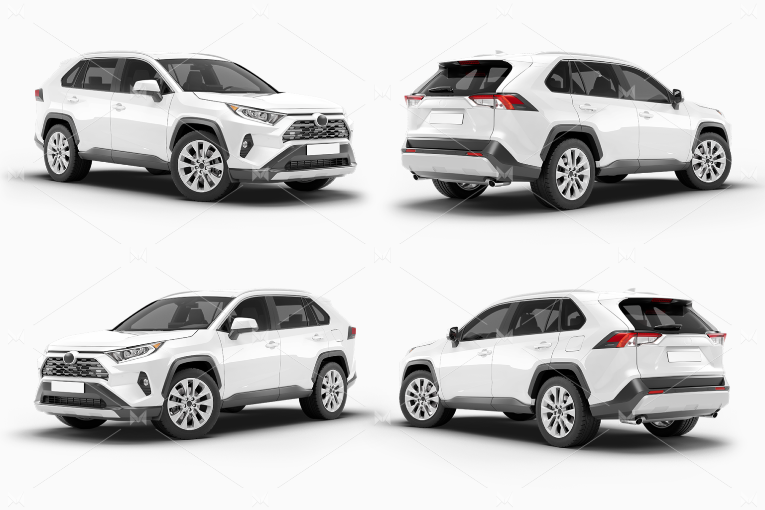 Toyota Rav 4 Suv Mockup - Mockupix