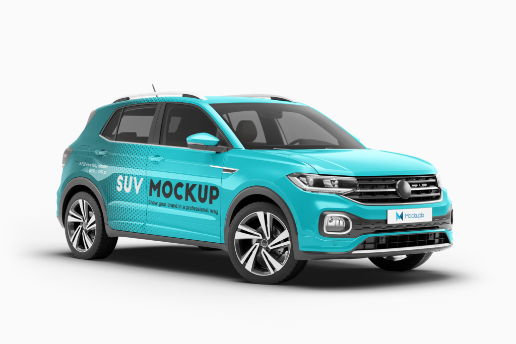 Volkswagen T-Cross Crossover Mockup - Mockupix
