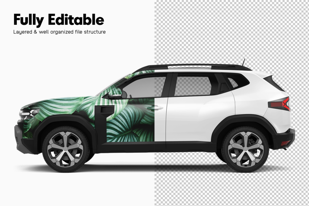 Dacia Duster Suv Mockup - Mockupix