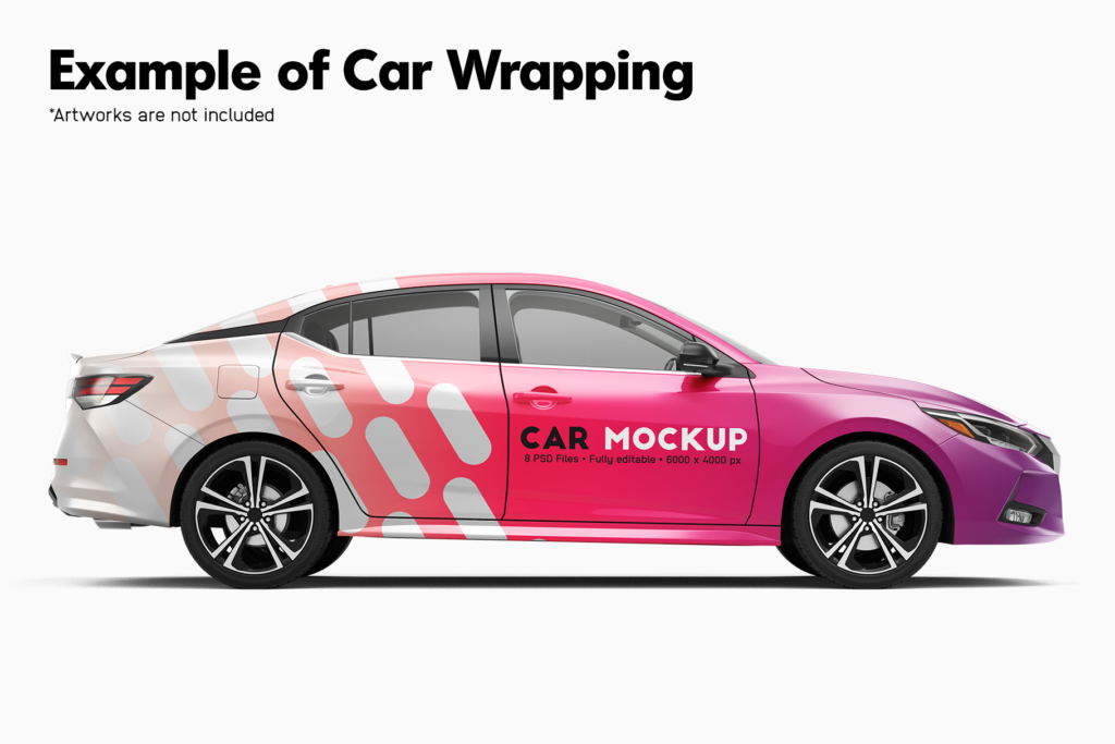 Nissan Sentra Car Mockup - Mockupix