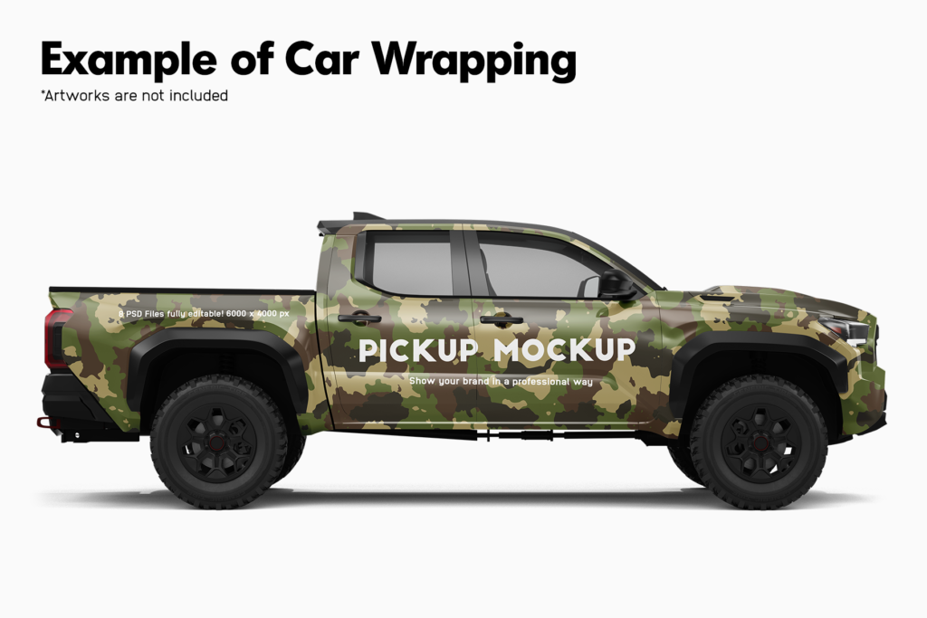 Toyota Tacoma TRD Pro Pickup Truck Mockup - Mockupix