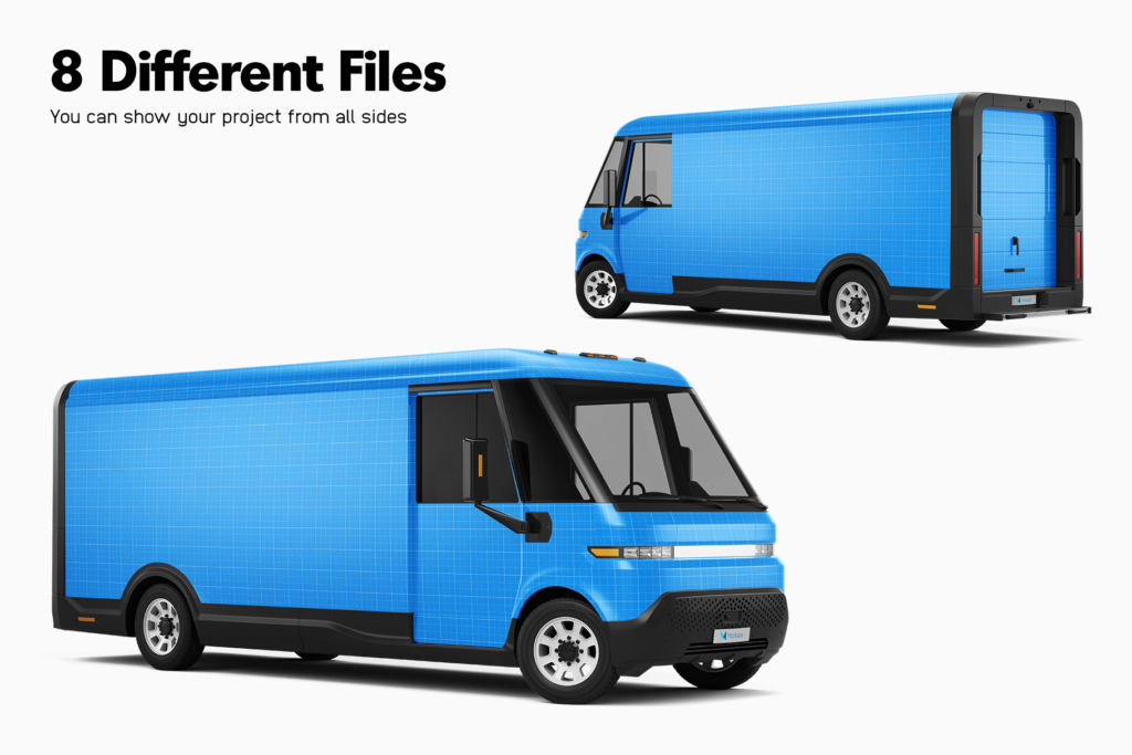 Bright Drop Zevo 600 - Van Mockup - Mockupix