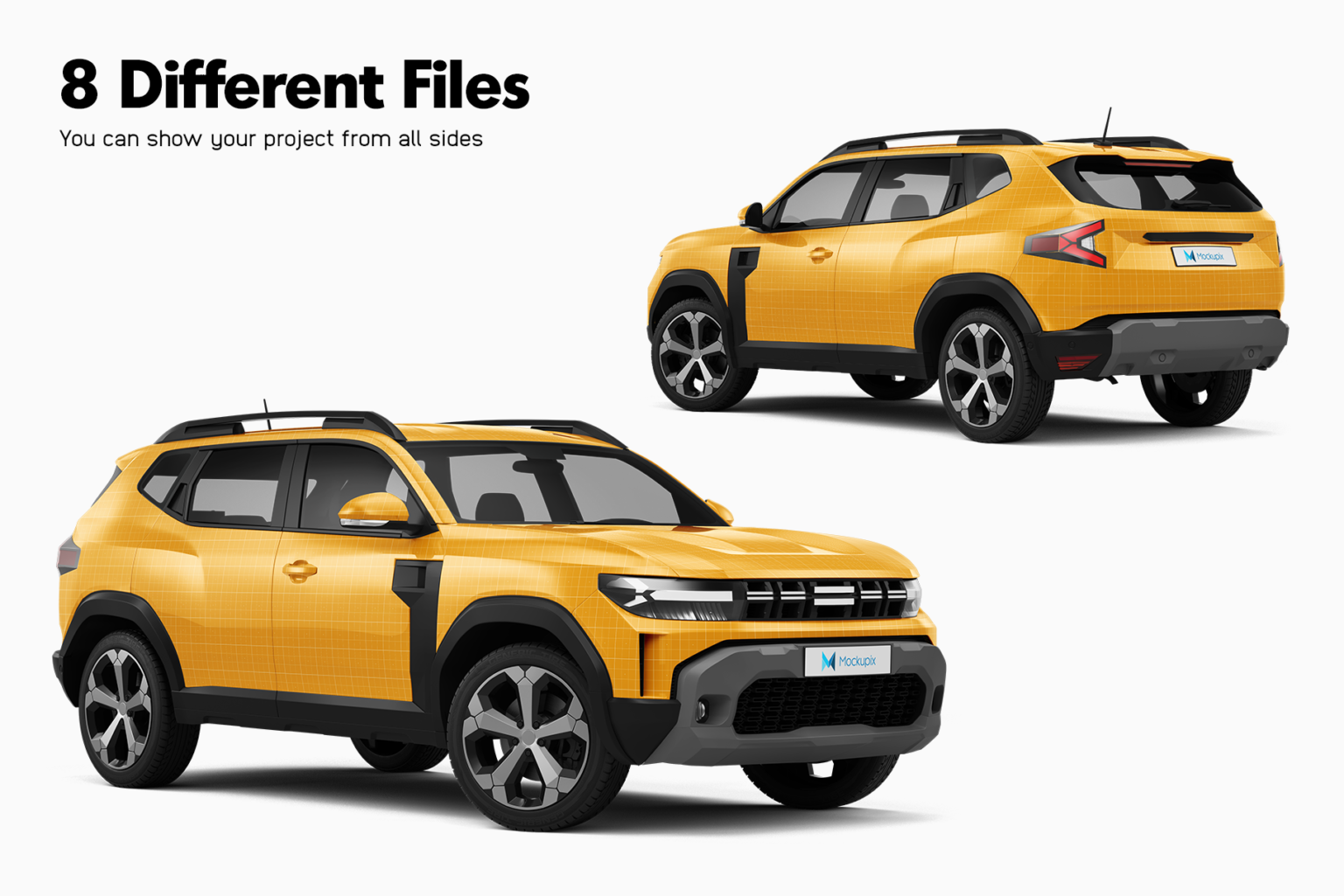 Dacia Duster Suv Mockup - Mockupix