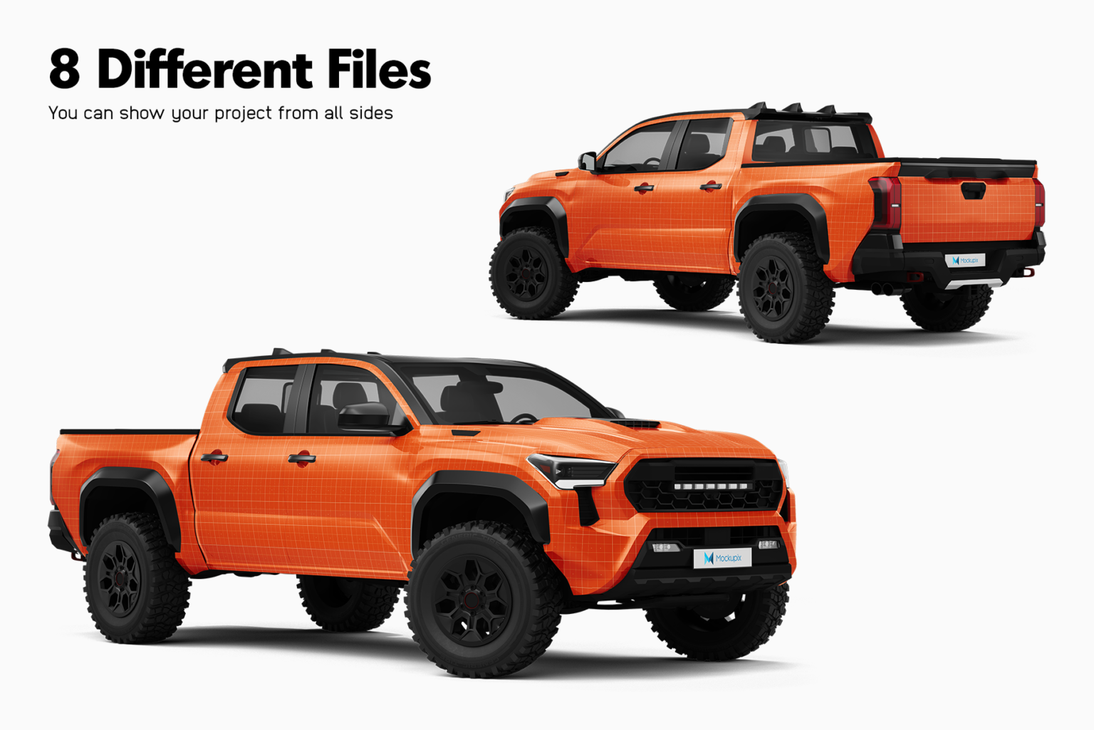 Toyota Tacoma TRD Pro Pickup Truck Mockup - Mockupix