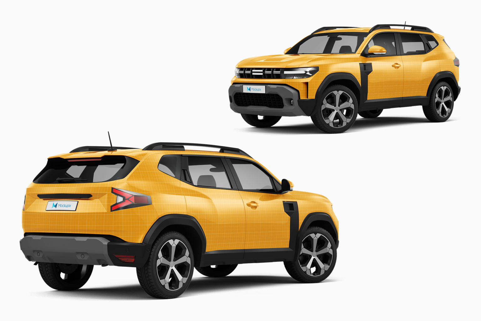 Dacia Duster Suv Mockup - Mockupix