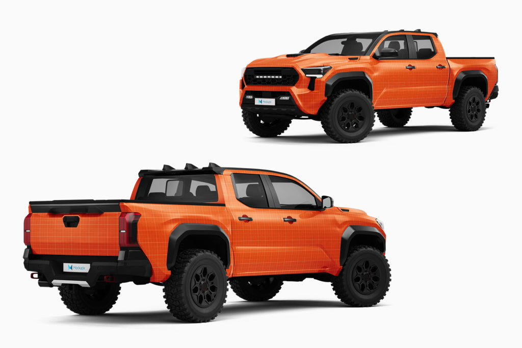 Toyota Tacoma TRD Pro Pickup Truck Mockup - Mockupix