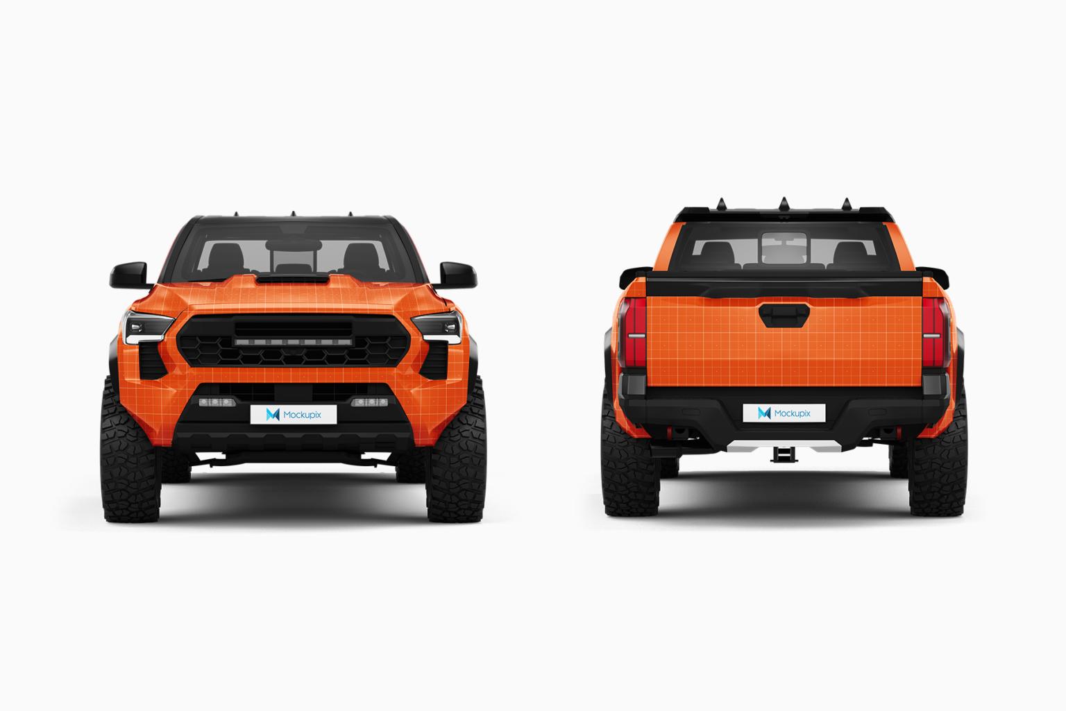 Toyota Tacoma TRD Pro Pickup Truck Mockup - Mockupix