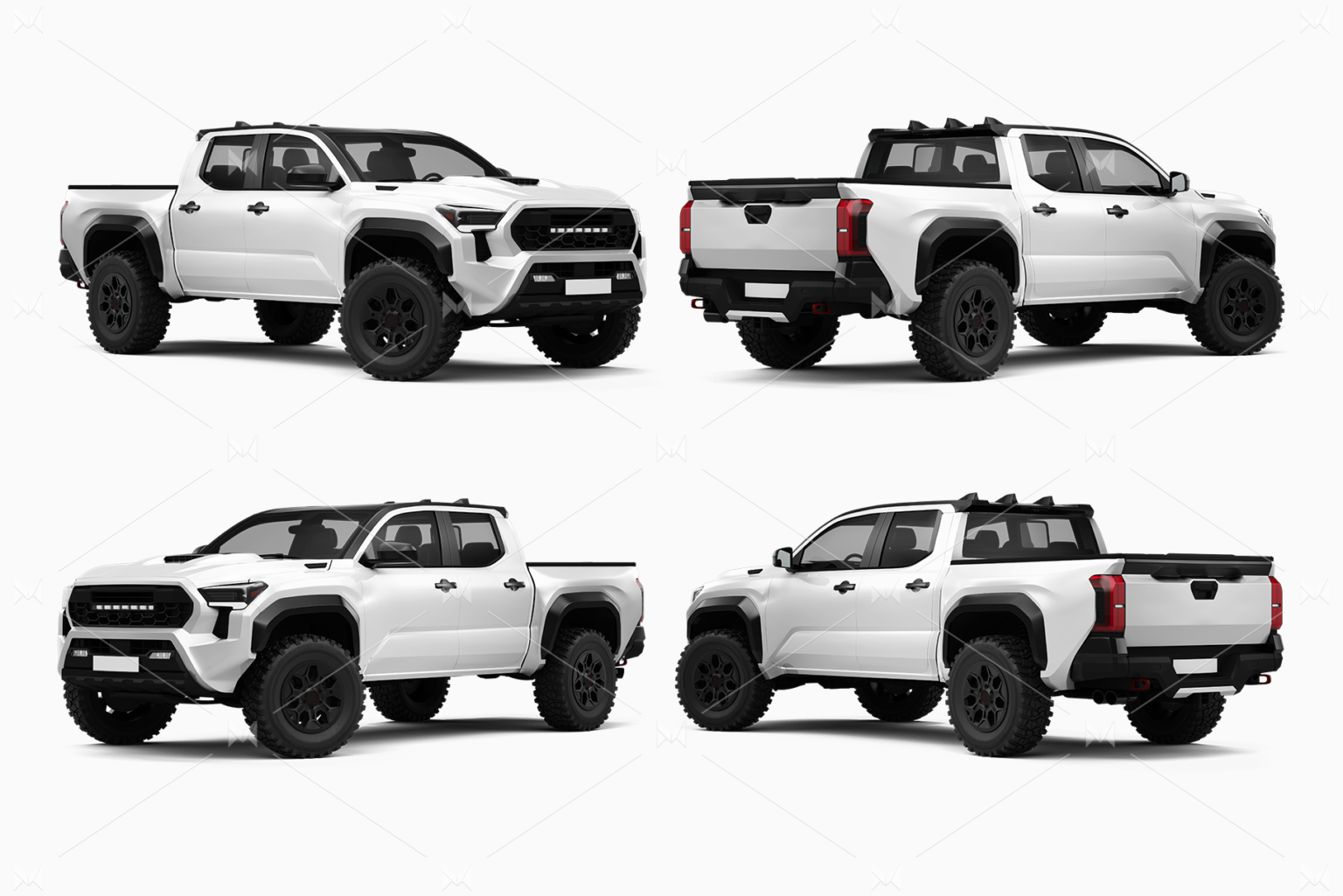 Toyota Tacoma TRD Pro Pickup Truck Mockup - Mockupix