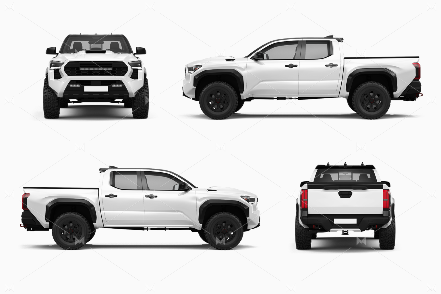 Toyota Tacoma TRD Pro Pickup Truck Mockup - Mockupix
